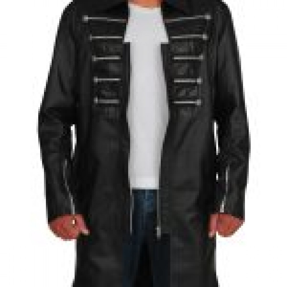 Goth Matrix Steampunk Gothic Leather Coat